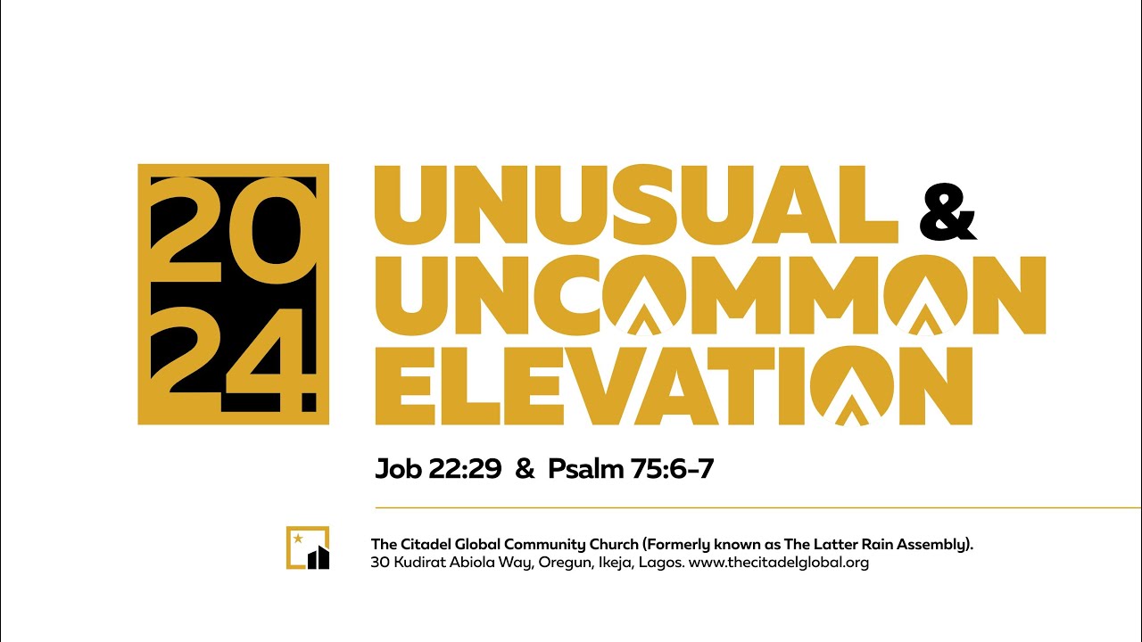 2024 – OUR YEAR OF UNUSUAL AND UNCOMMON ELEVATION. – GAIN